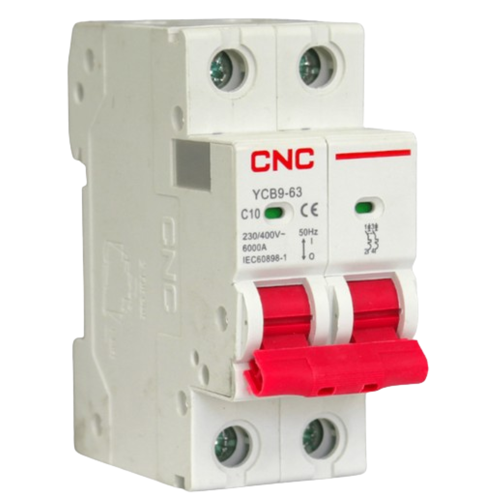 Interruptor termomagnético omnipolar 2P 10A 6KA CNC | LanGlobal