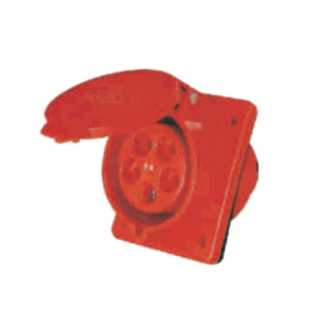 Enchufe industrial normal hembra embutido 3P+N+T 16A IP44 Globaltronics | LanGlobal