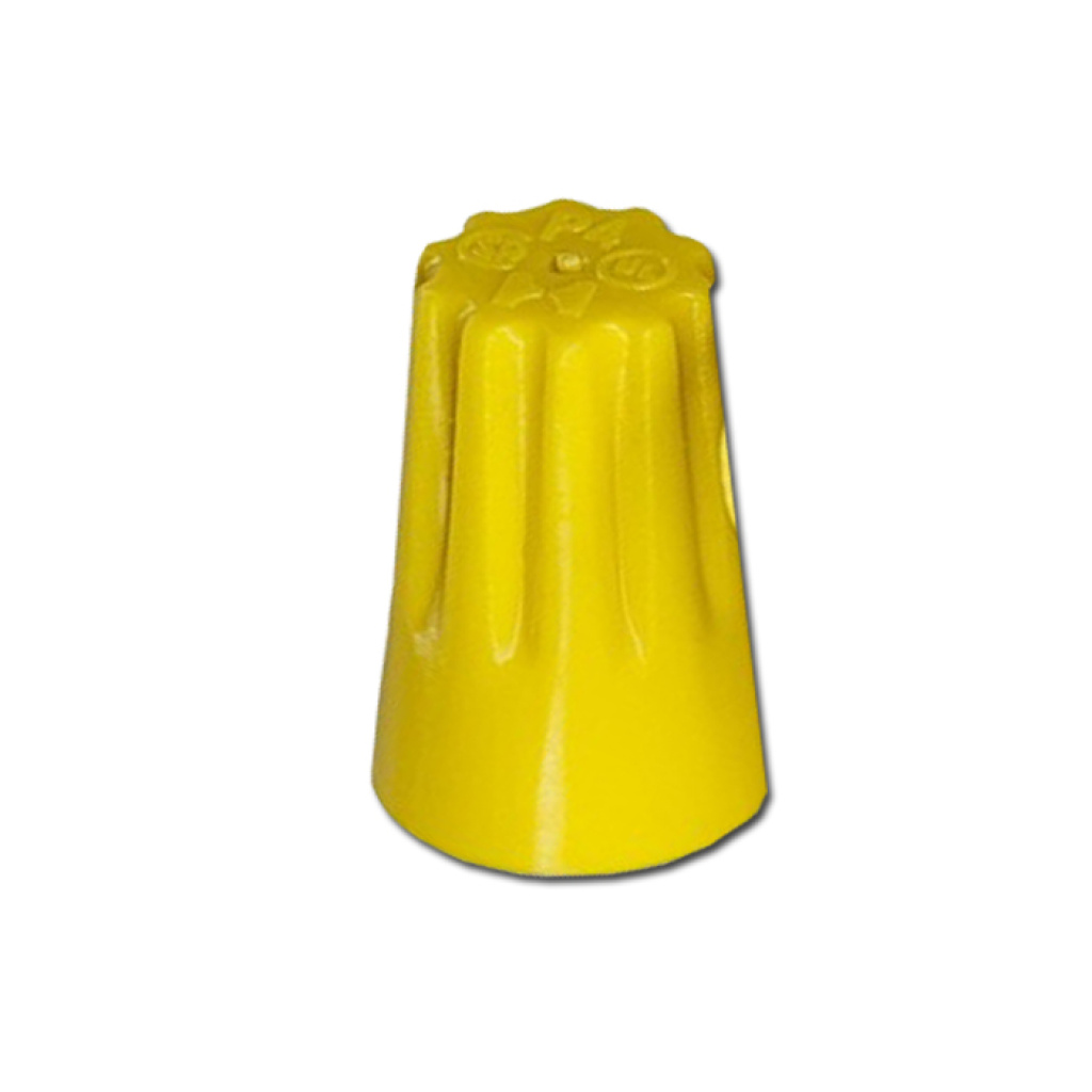 Conector cónico P74 amarillo Globaltronics | LanGlobal